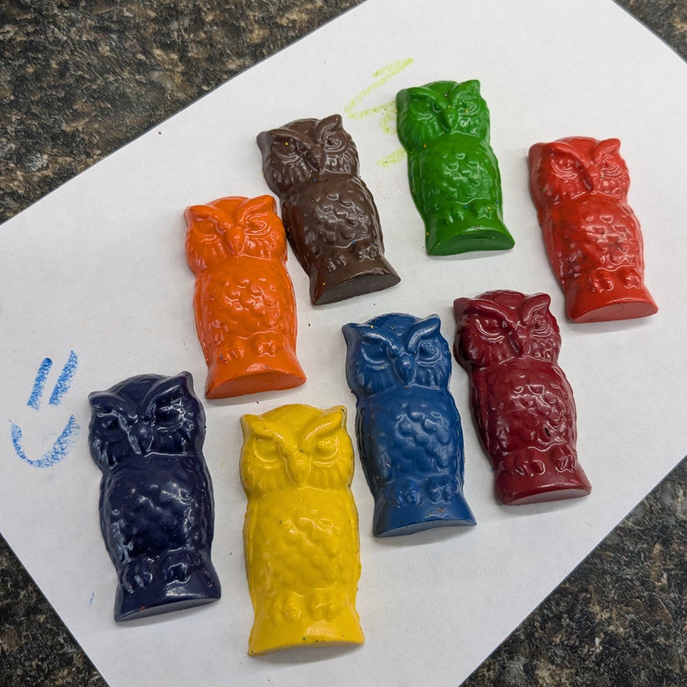 Recycled Owl Crayons | International Owl Center Online Store