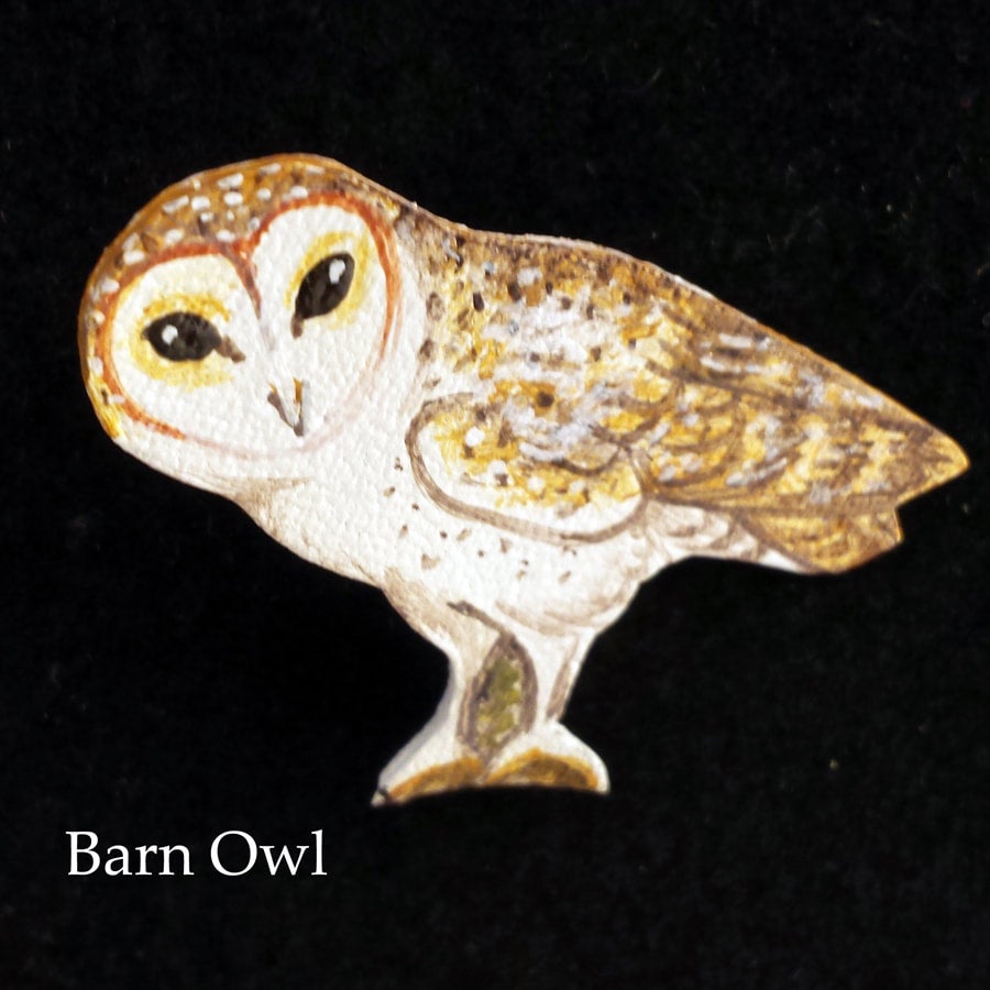 Leather Owl Pin | International Owl Center Online Store